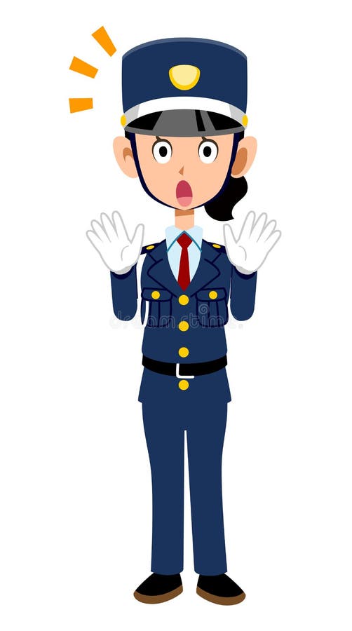 Lady Security Guard Clipart