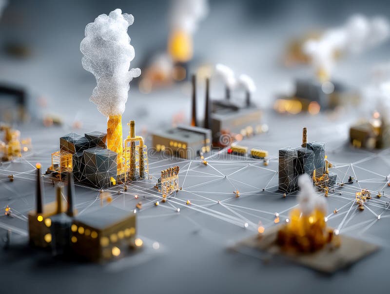 Image Symbolizes Data Centers or Network Infrastructures, Represented ...