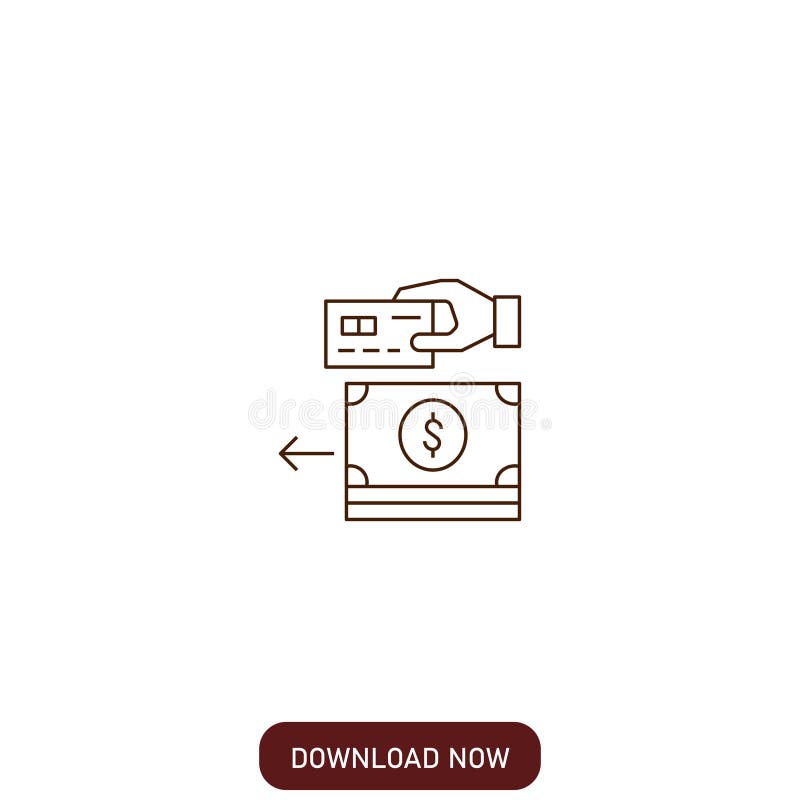 Payment Line Icon. Payment Option Icon. for Apps, Websites, and Mobile ...