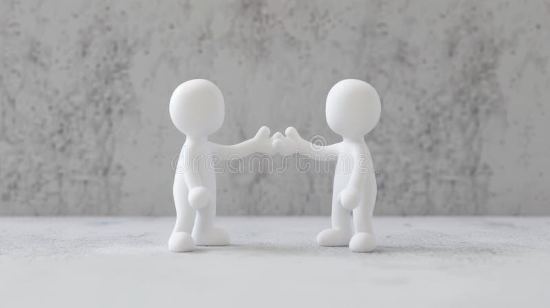 Image Symbolizes Teamwork and Unity with High Five Figures ...