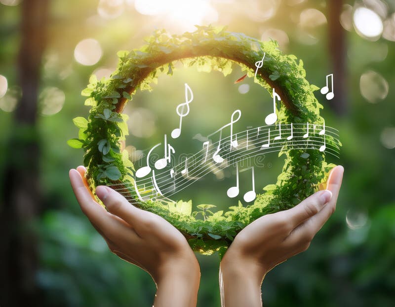 Harmony, Featuring Elements Like Musical Notes, Interlocking Hands, and ...