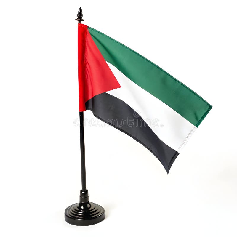 Flag Mark Location Isolated on White Background Stock Illustration ...