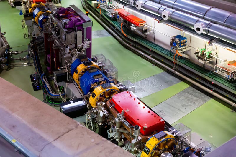Synchrotron Accelerator Tunnel in Synchrotron Building Stock Image ...