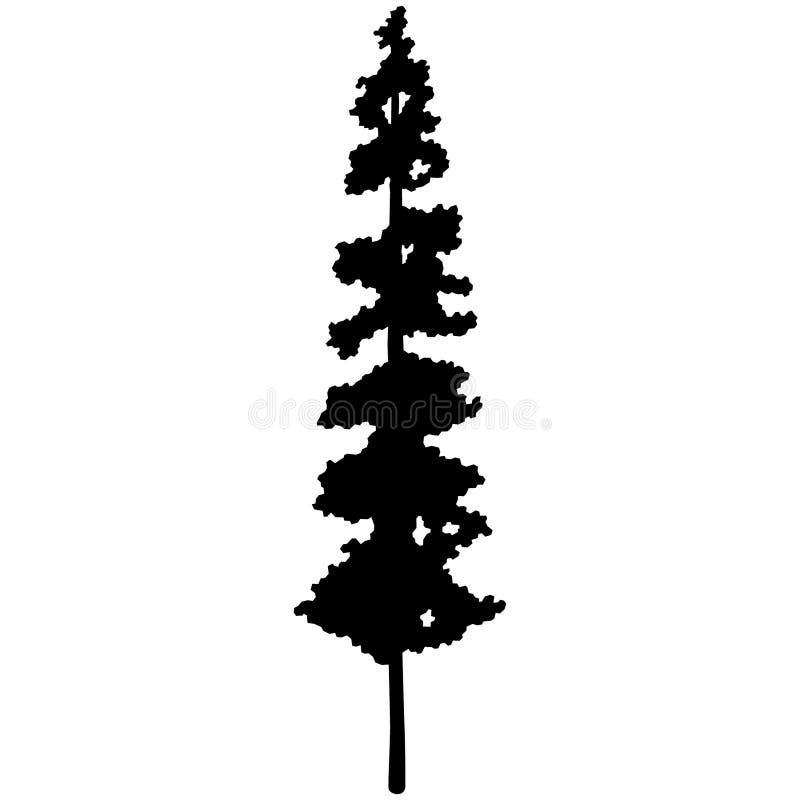 Tall tree EPS vector file stock vector. Illustration of vector - 251437582