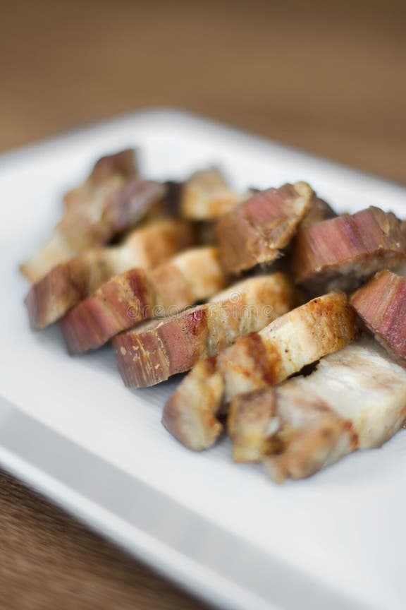 Image of Tasty Peace of Pork Stock Image - Image of closeup, chinese ...