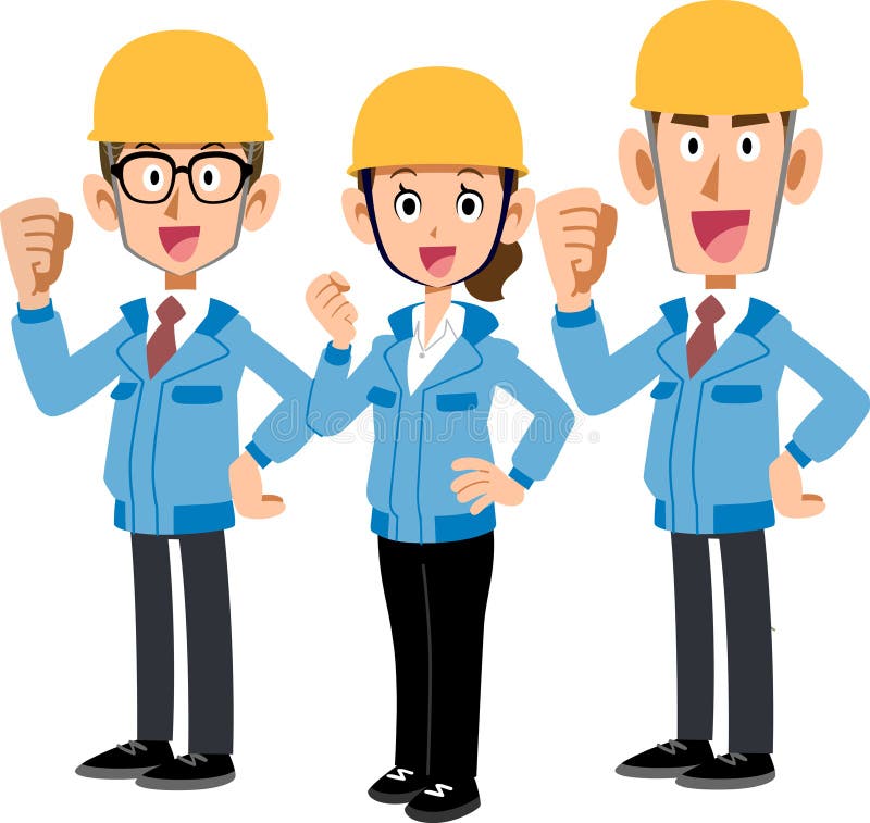 Working Women 9 Kinds of Gestures and Facial Expressions Stock Vector ...