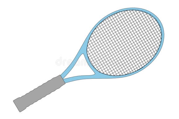 Tennis Racket Cartoon Stock Illustrations – 11,518 Tennis Racket ...