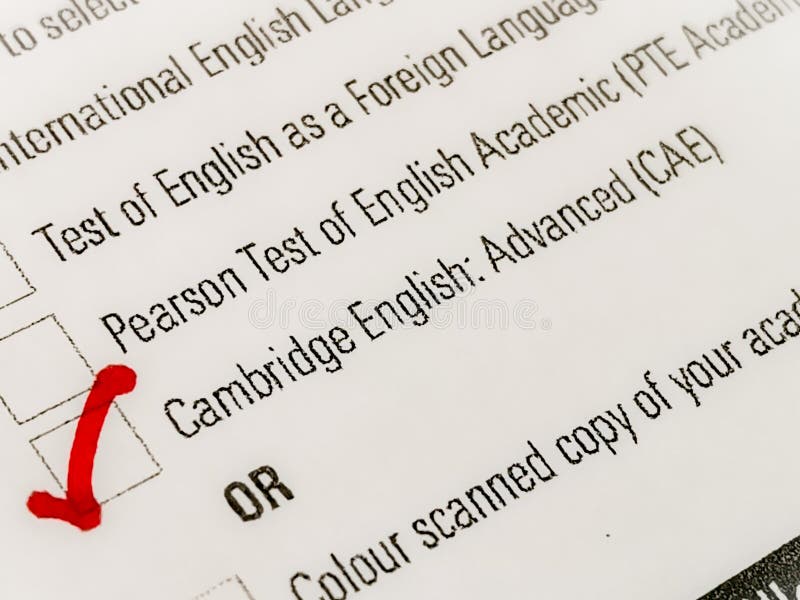 Cambridge english stock image. Image of examination - 187509983