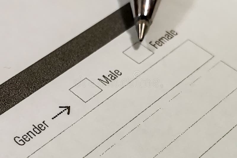 Gender selection stock image. Image of female, check - 187348291