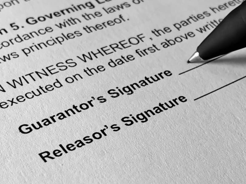 Witness signatures stock image. Image of diagram, label - 252770205