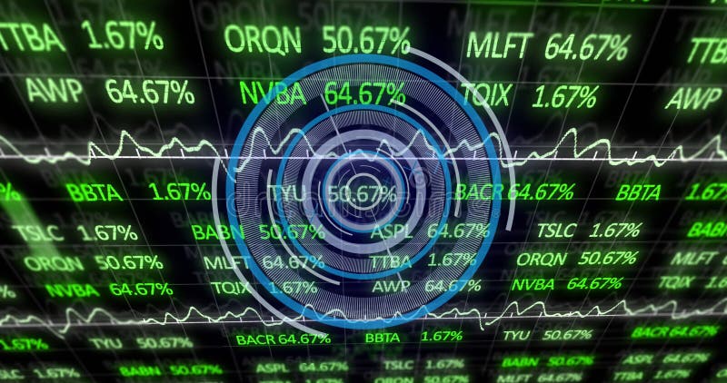 Image of Text and Scope Over Binary Code Stock Illustration ...