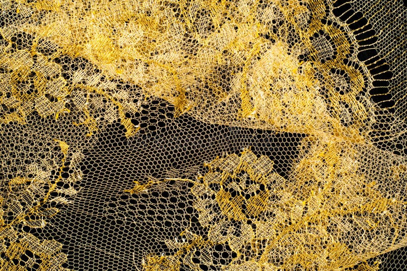 Image Texture Background, Decorative Gold Lace with Pattern. Golden ...