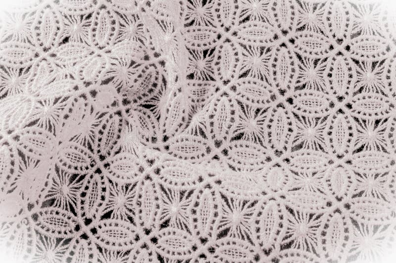Image Texture Background, Decorative Lace with Pattern. White Te Stock ...