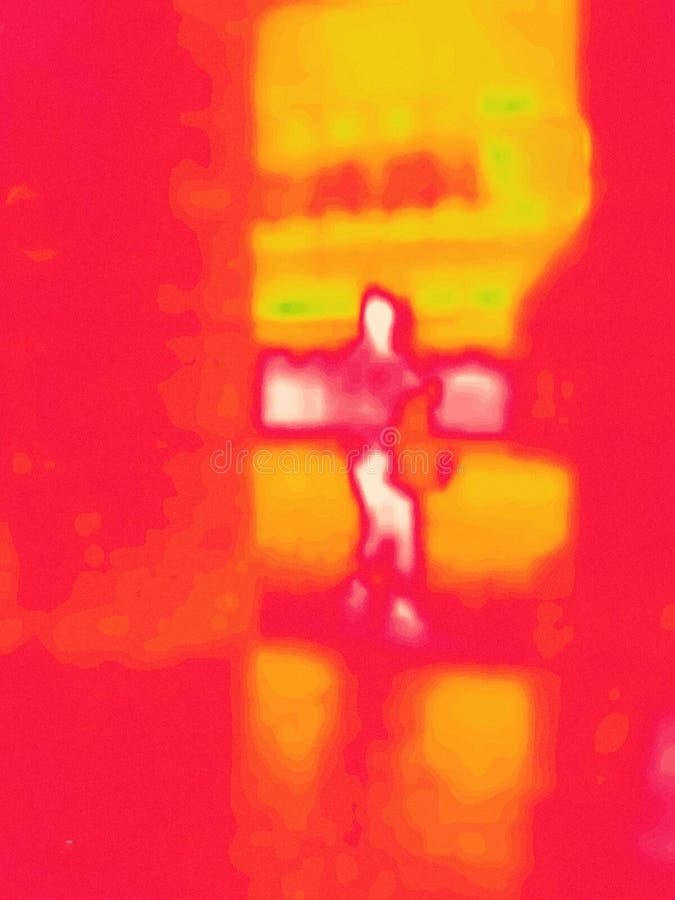 Human heat map stock image. Image of heat, infrared - 271190163