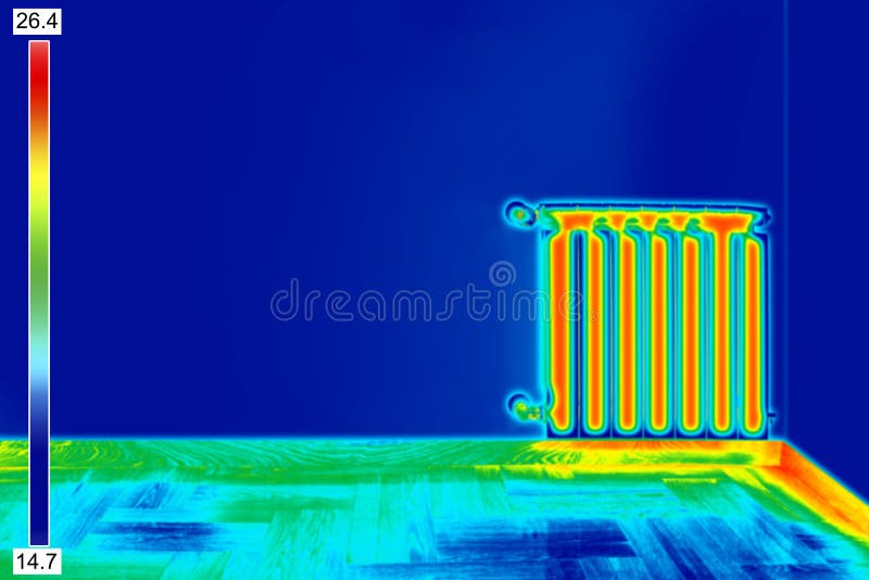 Image Thermique De Radiateur Image stock - Image du enregistrement ...