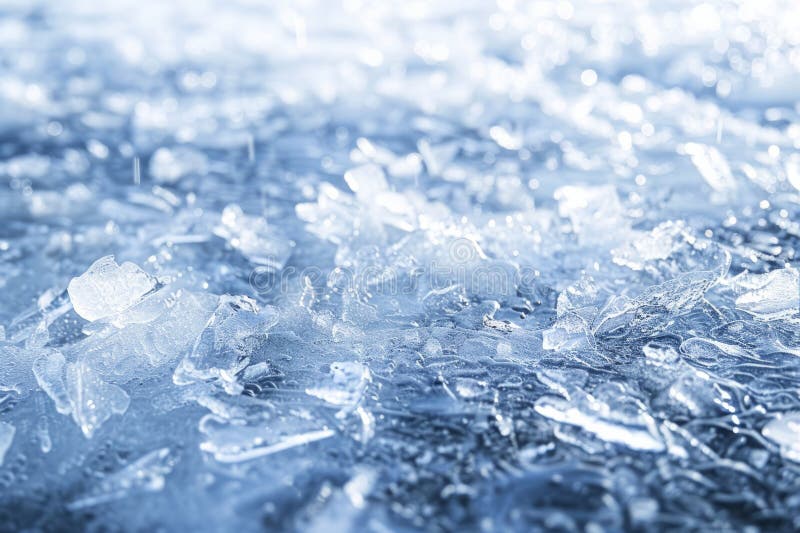 Image of Thick and Freezy Pieces of Ice Surface. Texture for Background ...
