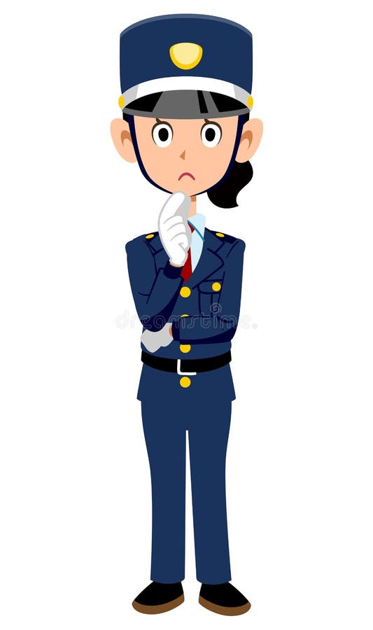 Lady Security Guard Clipart