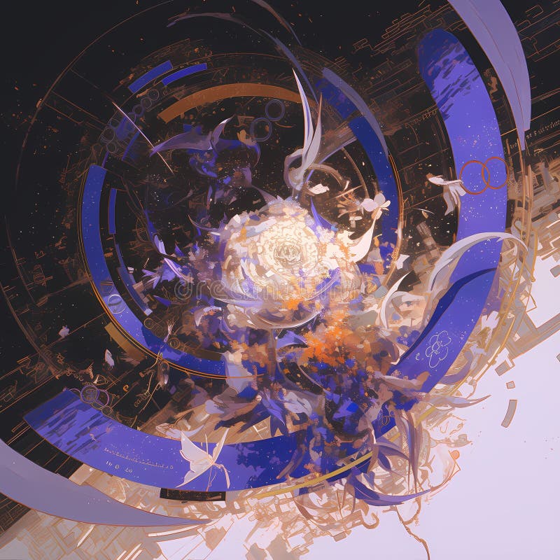 Vitality and Dynamism: a Single Word Embodies Energy Stock Illustration ...