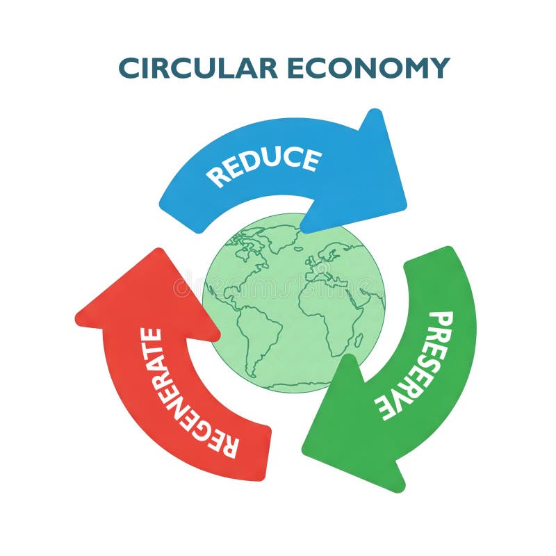Linear Take Make Dispose Model Stock Illustrations – 7 Linear Take Make ...