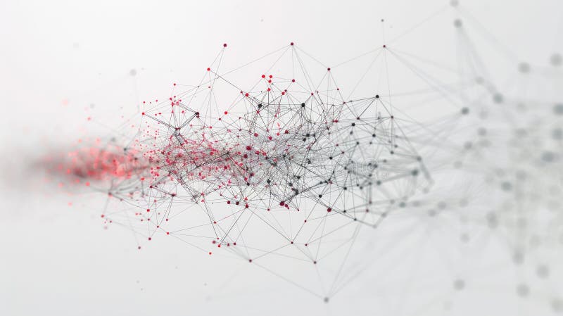 The Image is a Three-dimensional Representation of a Neural Network ...