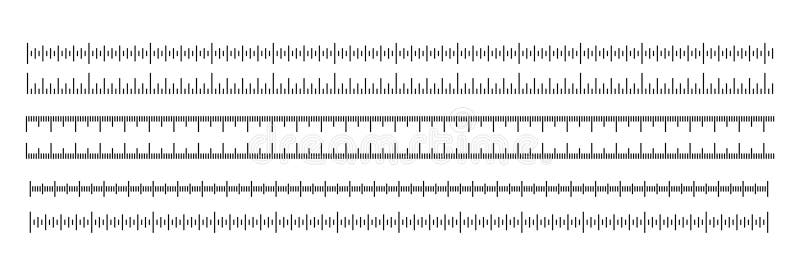 Image of Three Measuring Rulers Featuring Both Metric and Imperial ...