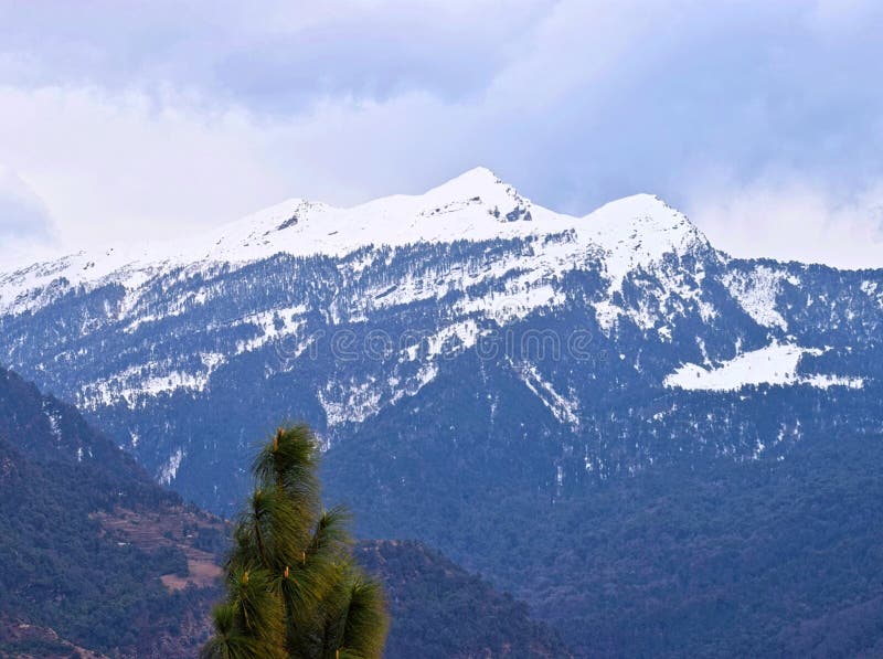 Three Himalayan Peaks of Shivalik Range - Blue Mountains Covered by ...