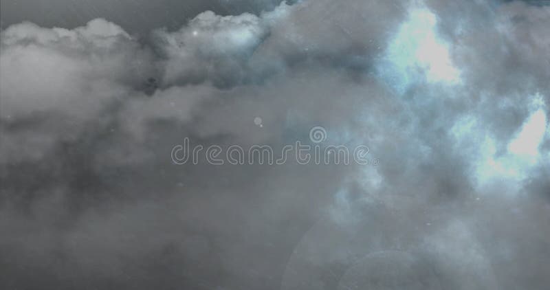 Image of Thunderstorm with Lightning, Heavy Rain and Grey Clouds Stock ...