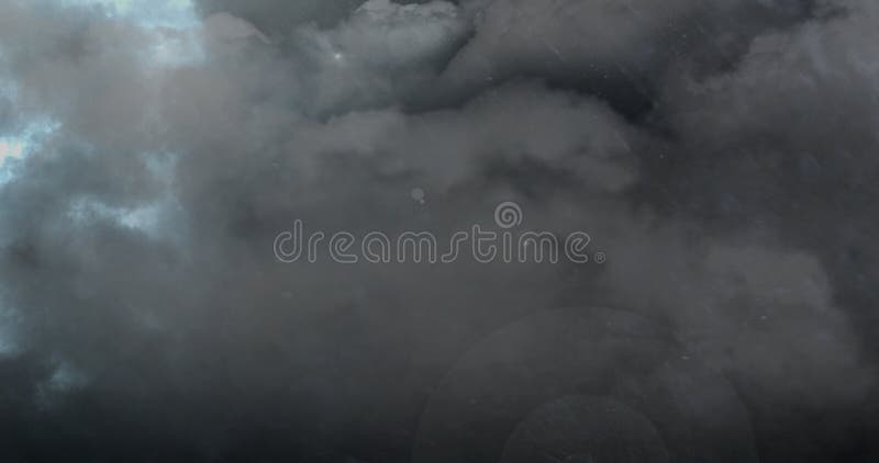 Image of Thunderstorm with Lightning, Heavy Rain and Grey Clouds Stock ...