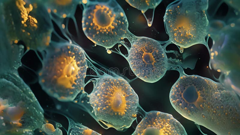 An Image of Thyroid Cells Undergoing Active Cell Division Indicating a ...