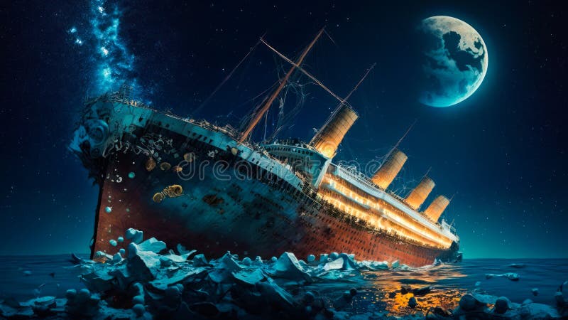 Titanic Shipwreck Stern