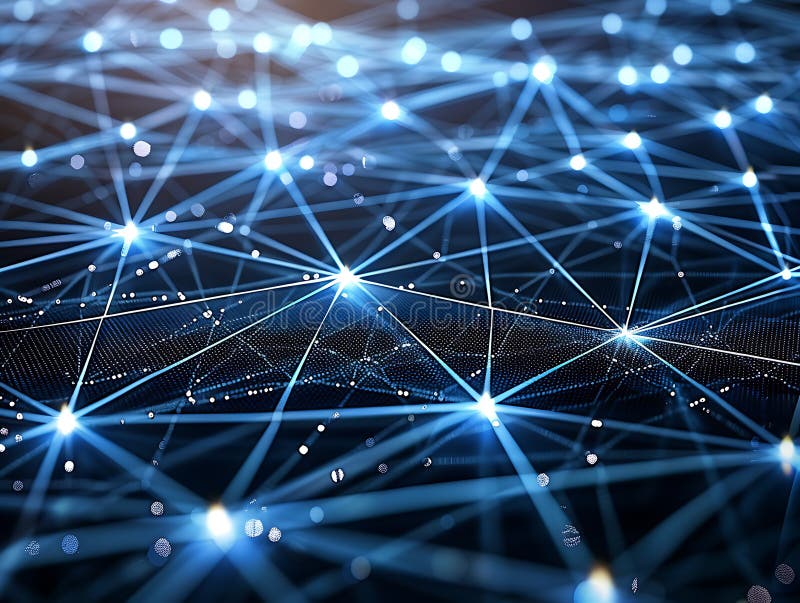 Abstract Global Network Connection Digital Technology Concept ...