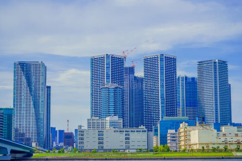 Image of Tokyo buildings stock image. Image of office - 286690875
