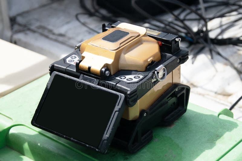 Image of Tools Used for Connecting Fiber Optic Cables Stock Image ...