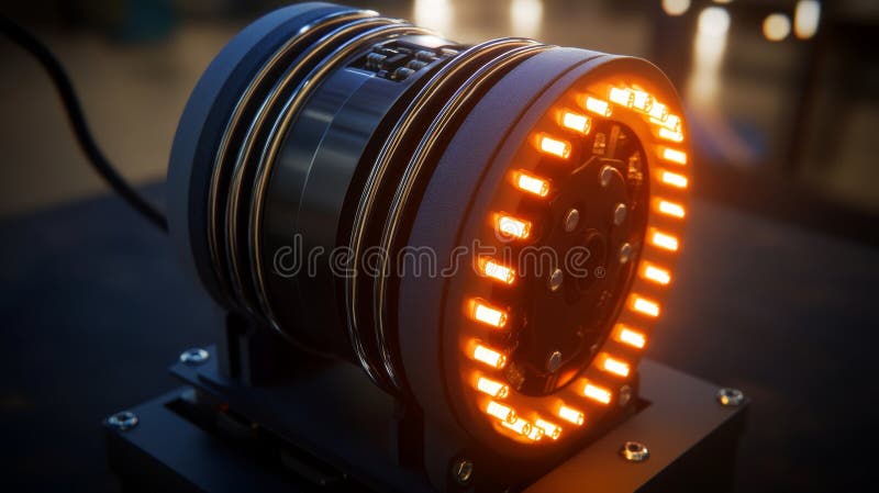 The Image of a Toroidal Core Inductor Wrapped Tightly in Copper Wire ...
