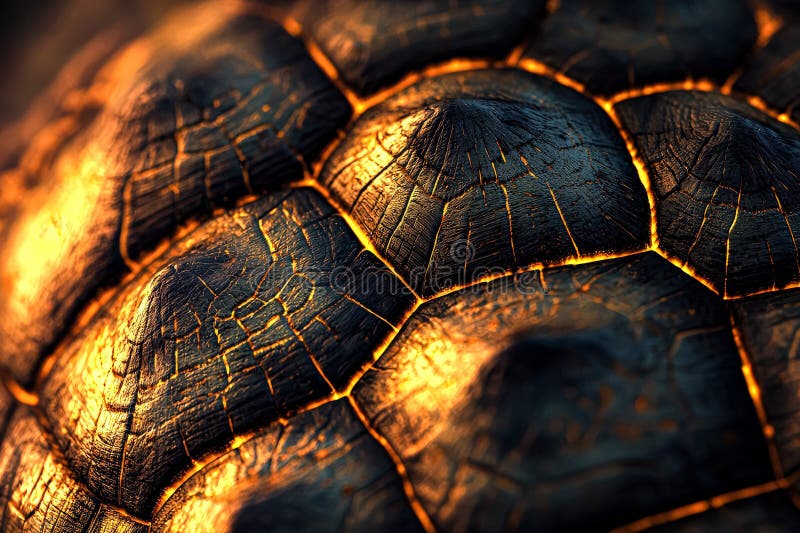 The Image is of a Tortoise Shell, with a Brown and Black Pattern. Stock ...
