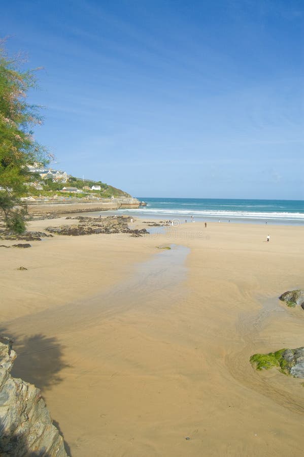Image of towan beach stock photo. Image of england, coast - 13556058