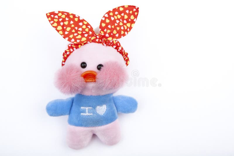 Image of toy soft duck stock photo. Image of knitted - 245556738