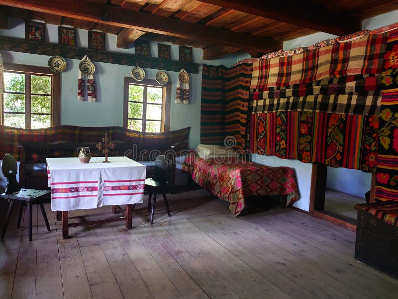 Image of a Traditional Romanian Room Editorial Photo - Image of ...
