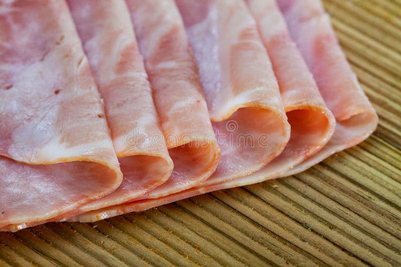 Image of Traditional Spanish Tapas - Sliced Jamon Stock Image - Image ...