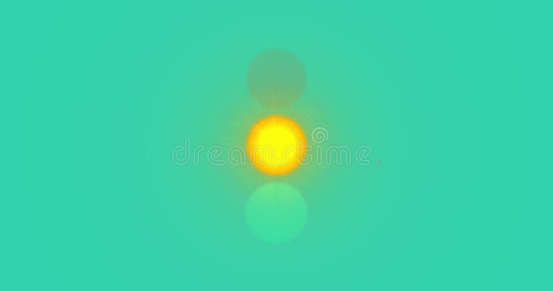 Image of Traffic Lights Changing on Green Background Stock Photo ...