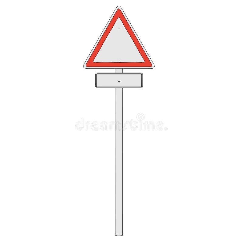Image of traffic sign stock illustration. Illustration of drawing ...