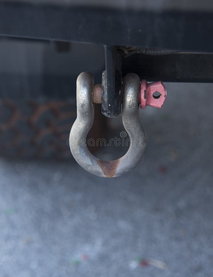 Trailer Tow Mounting Buckle Hook Stock Photo - Image of industry ...