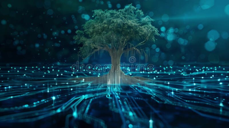 An Image of a Tree with Deep Roots and Strong Branches Representing a ...