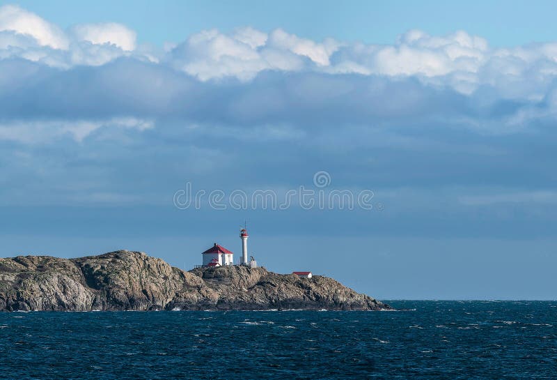 Lighthouse at Victoria BC stock image. Image of victo - 273619783