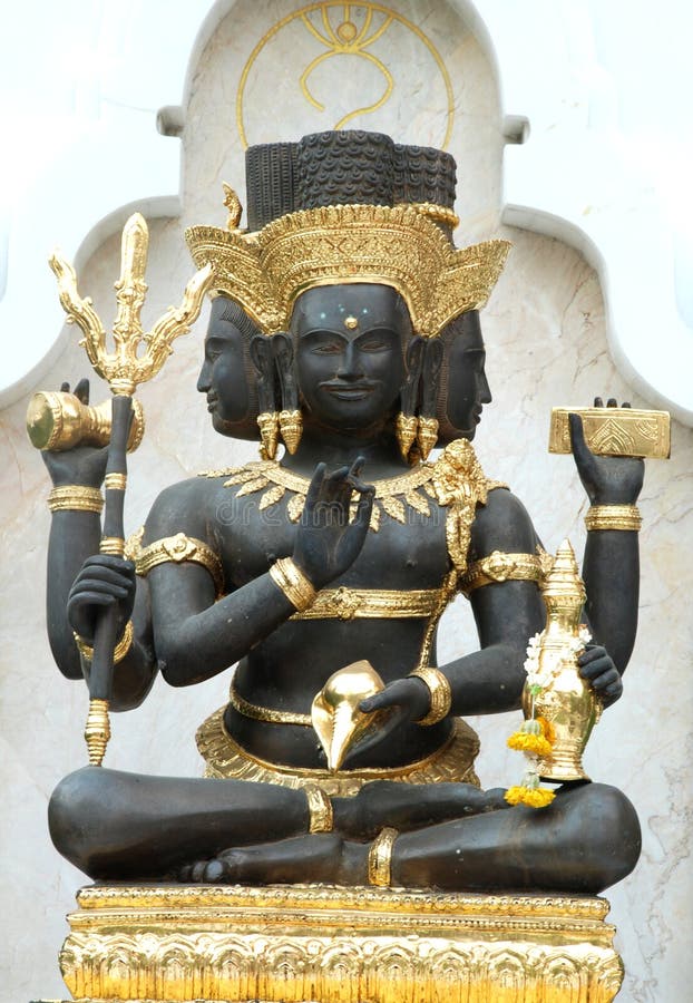 Buddhist Trinity stock image. Image of portrait, gautama - 42435761