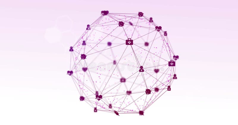 Connected Globe Purple Stock Illustrations – 185 Connected Globe Purple ...