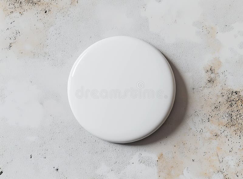 An Image of Two Badges Rendered in 3D on a White Background Stock Image ...