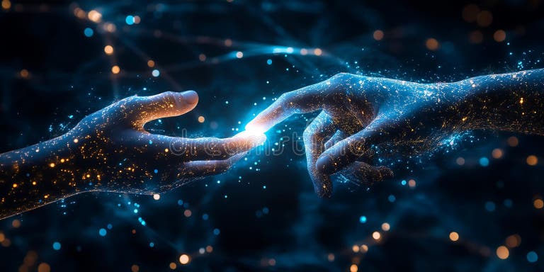 Human Digital Interaction - Future Connected Technology 2025 Stock ...