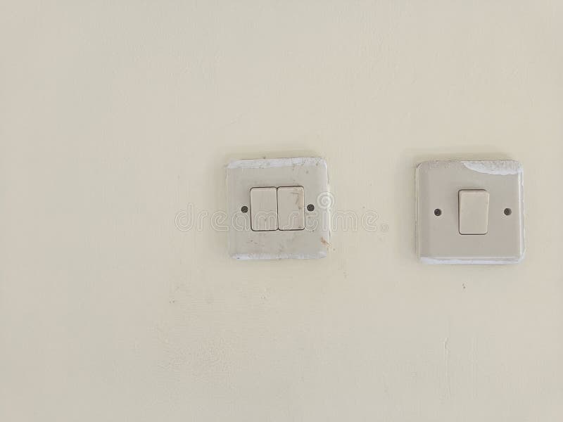 Image of Two Light Switches Stock Image - Image of number, light: 262257909