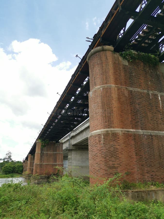 Underneath the Tall Railway Bridges. Stock Photo - Image of travel ...